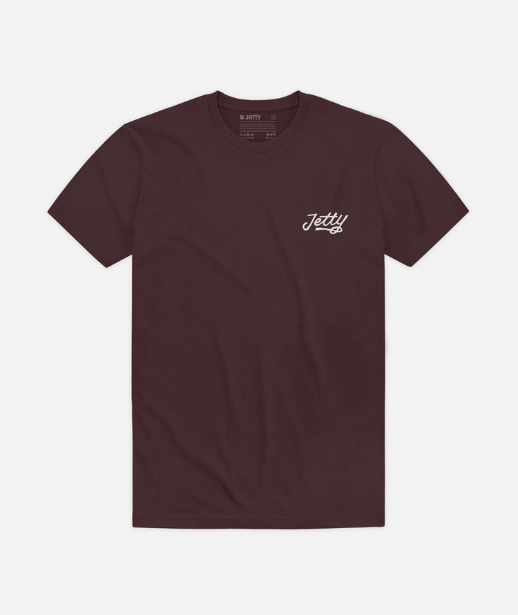 Splash Tee - Oxblood Black – Jetty