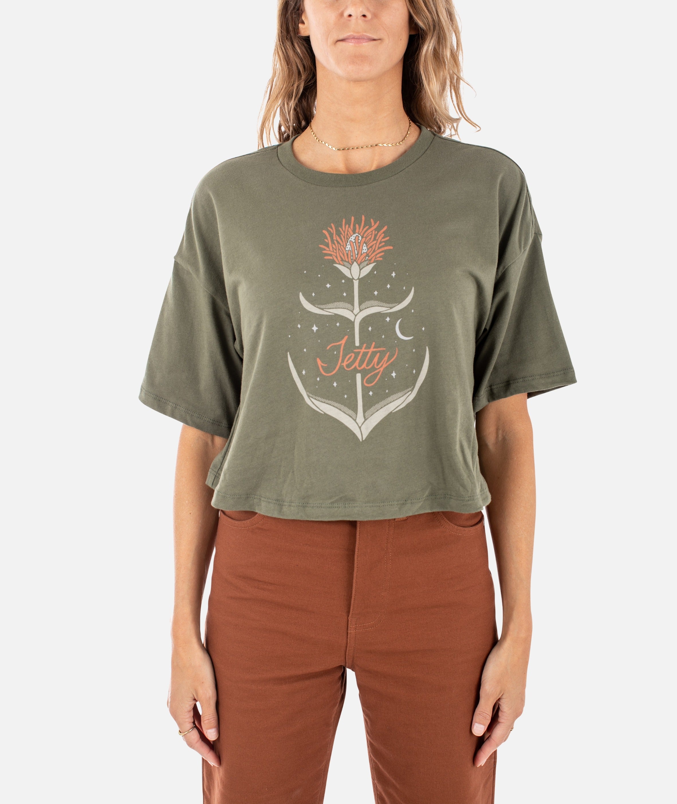 Nightbloom Tee - Military Green – Jetty
