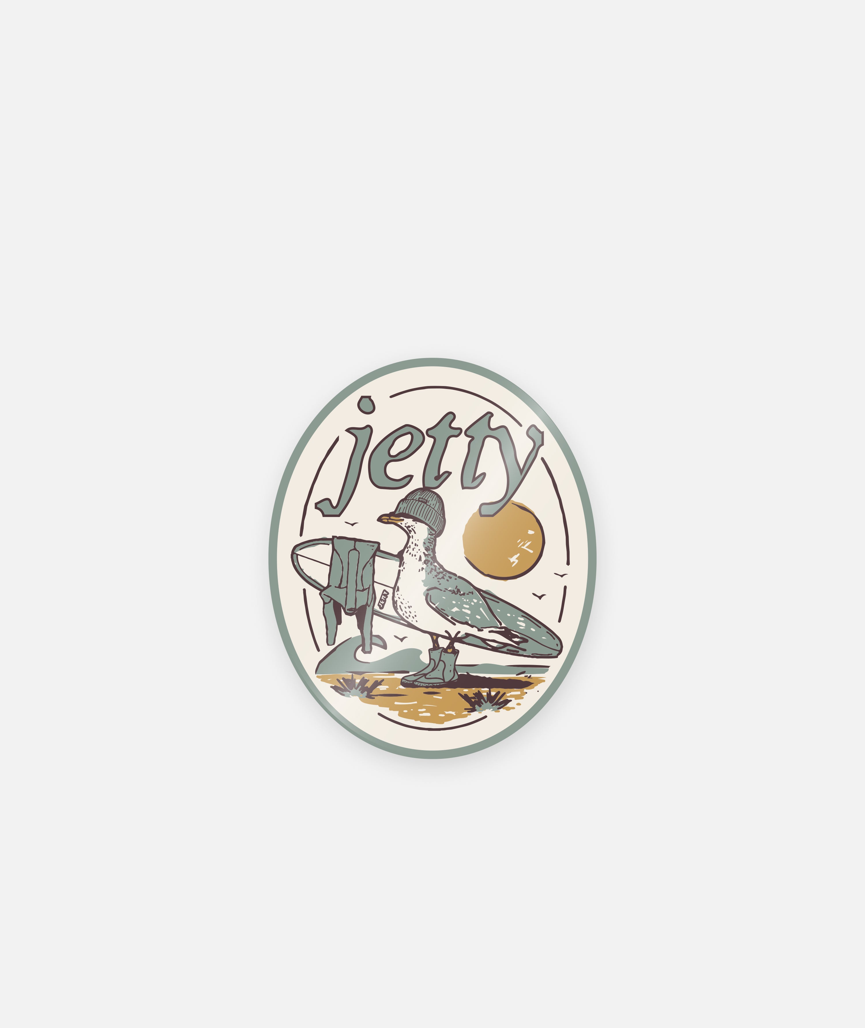 Gull Sticker - White – Jetty