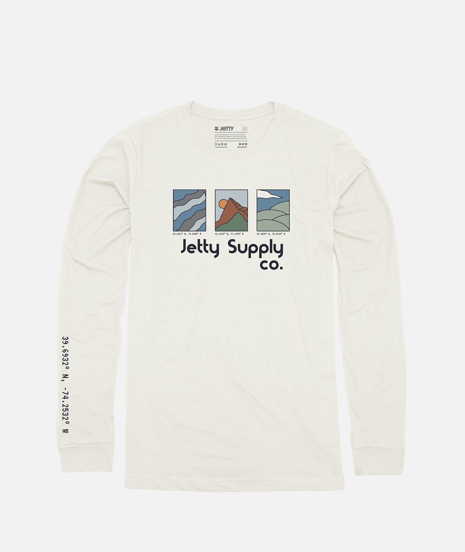 Destinations Long Sleeve - White – Jetty