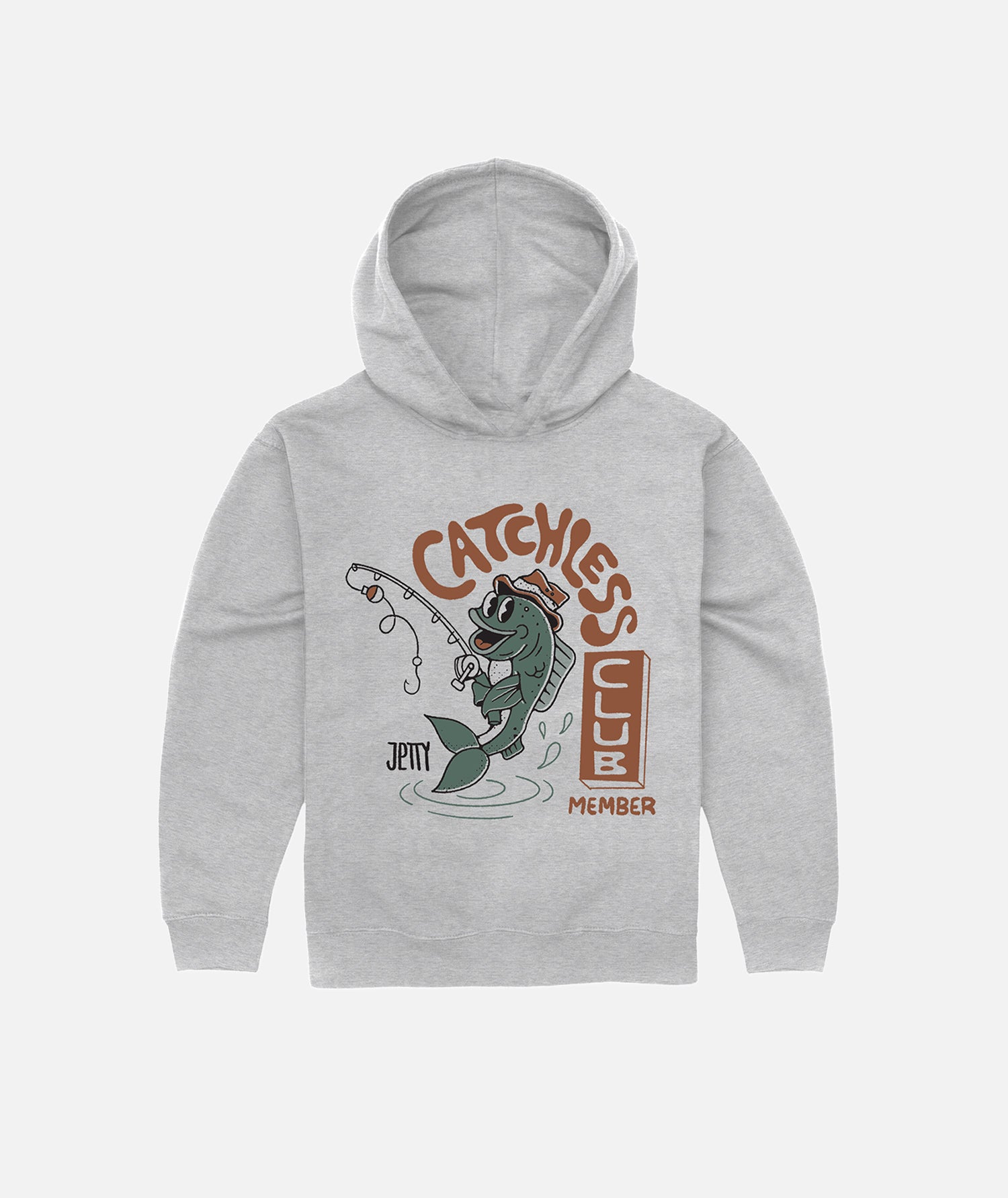 Tot Catchless Club Hoodie - Heather Grey – Jetty
