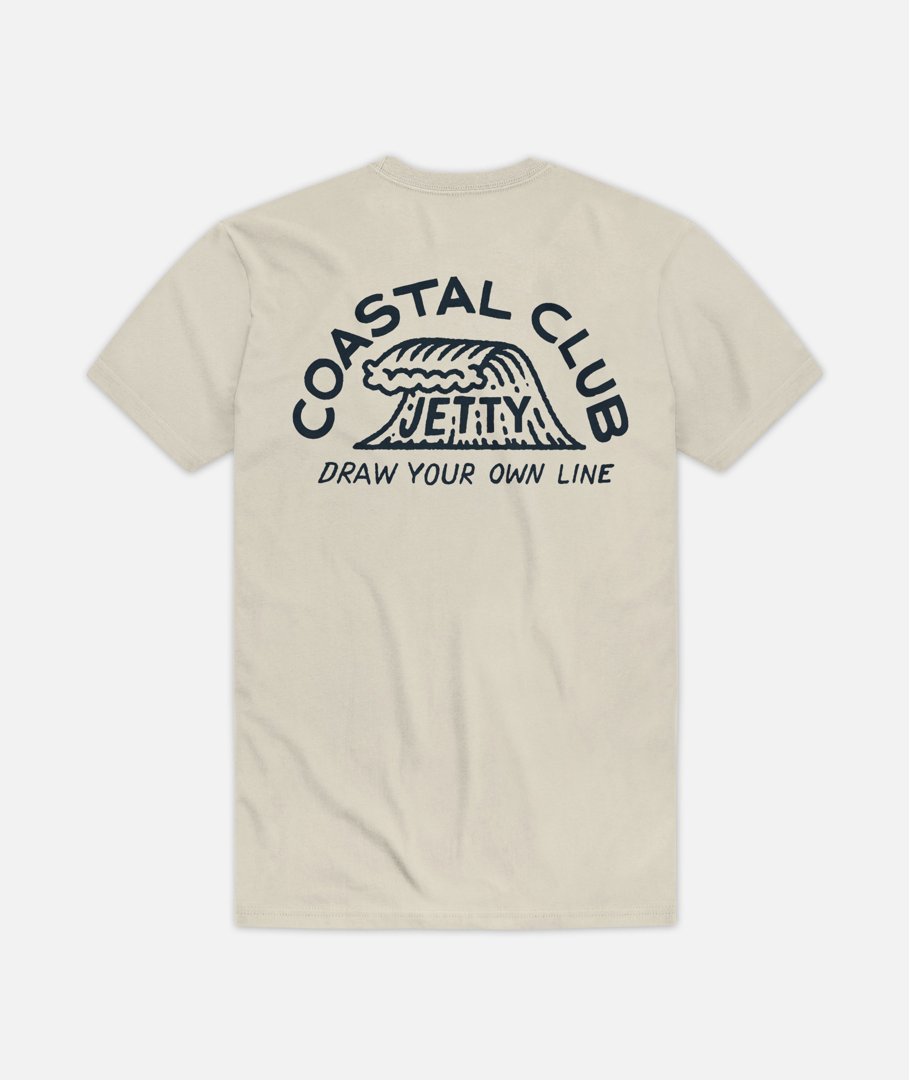 Coastal Club Tee - Dust – Jetty
