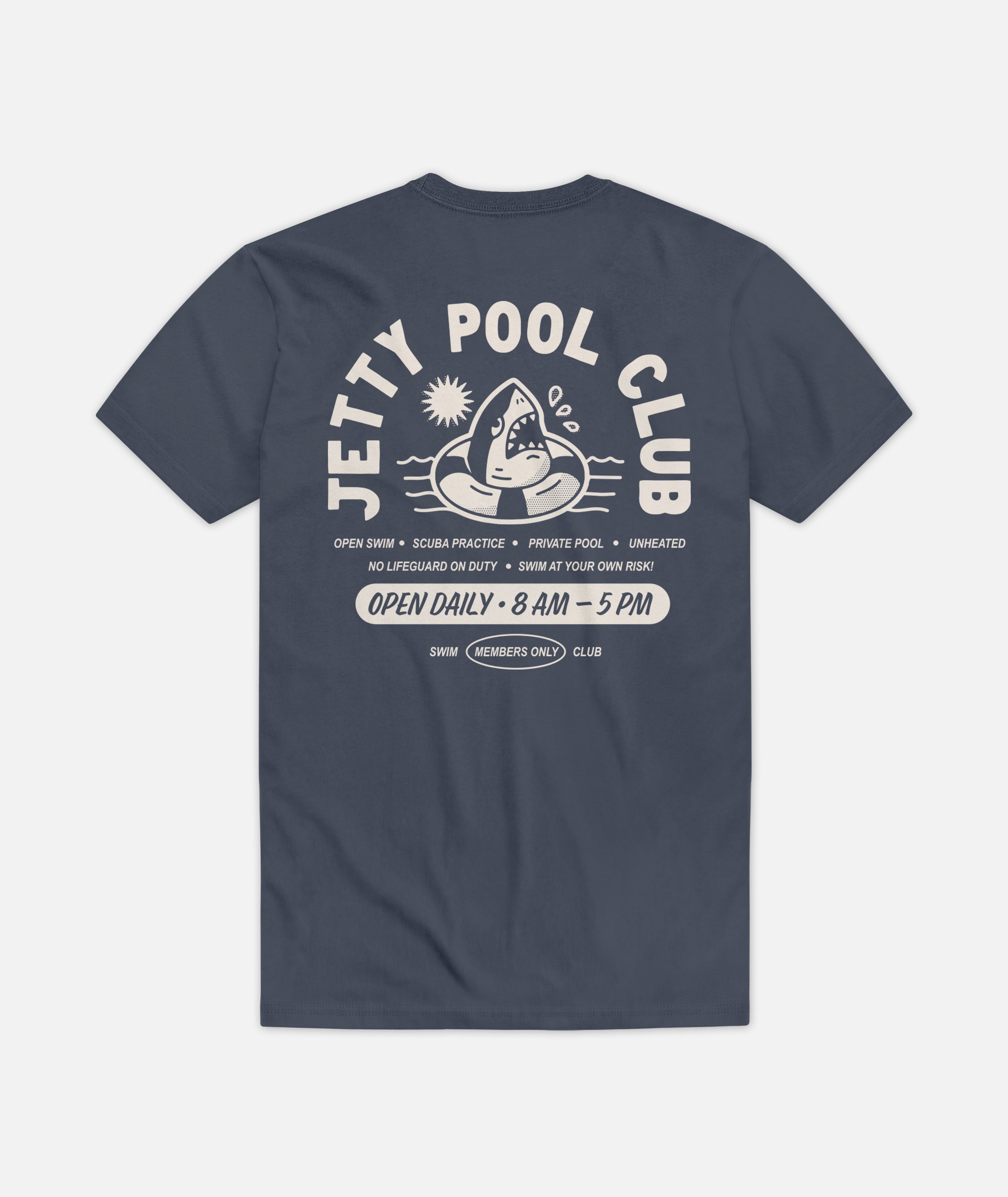 Pool Club Tee - Navy – Jetty