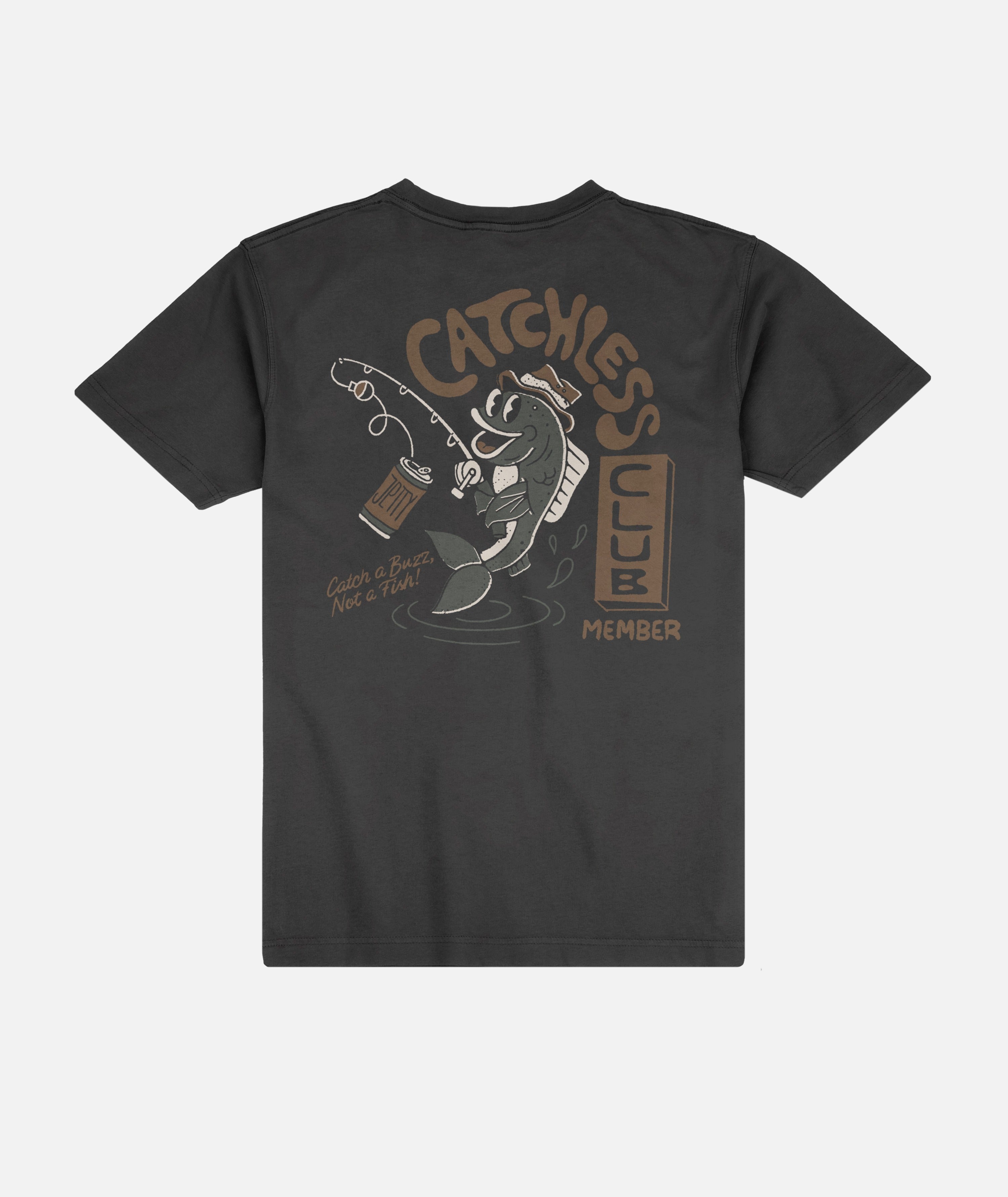 Catchless Club Tee - Black – Jetty