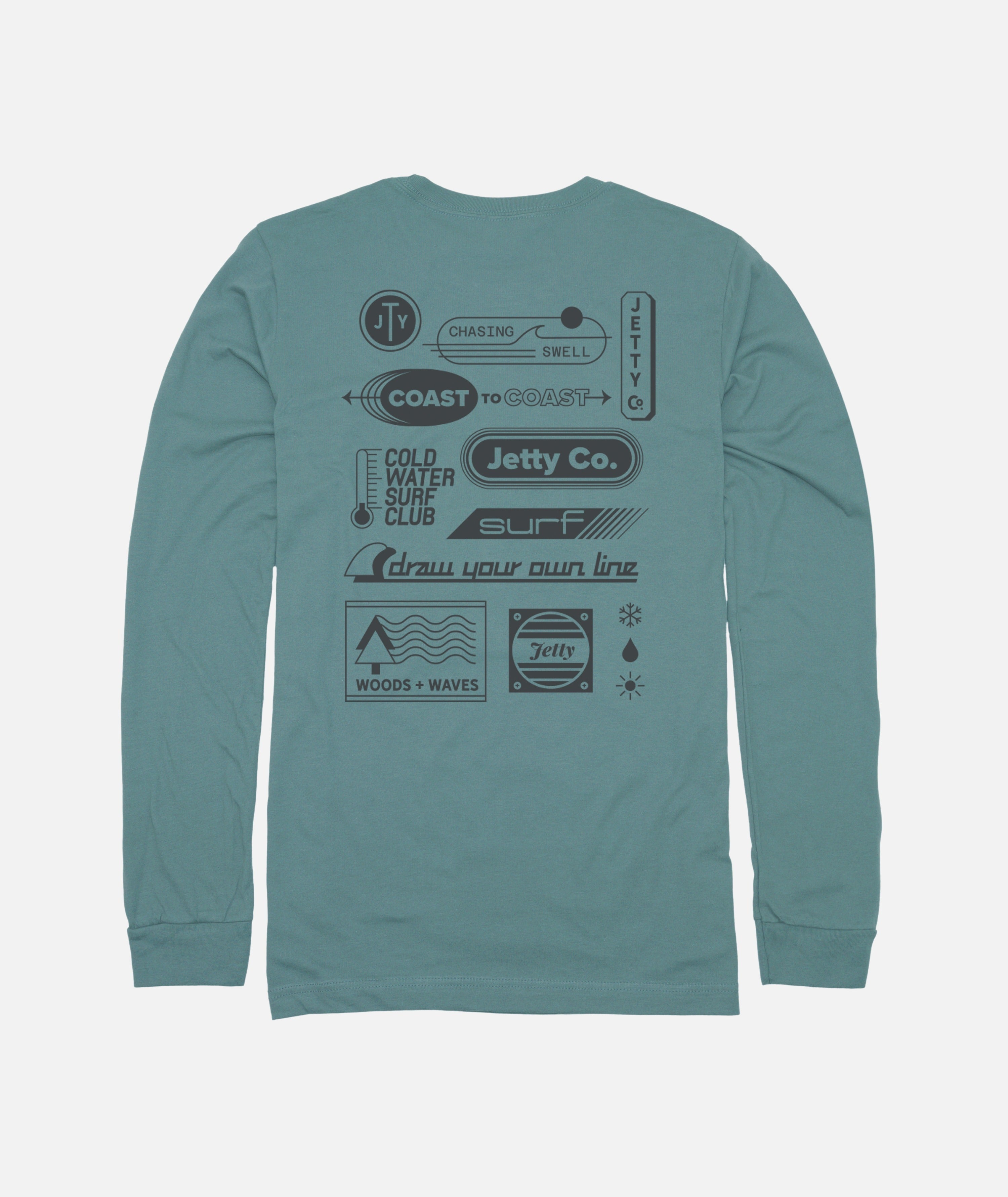 Merit Long Sleeve - Teal – Jetty