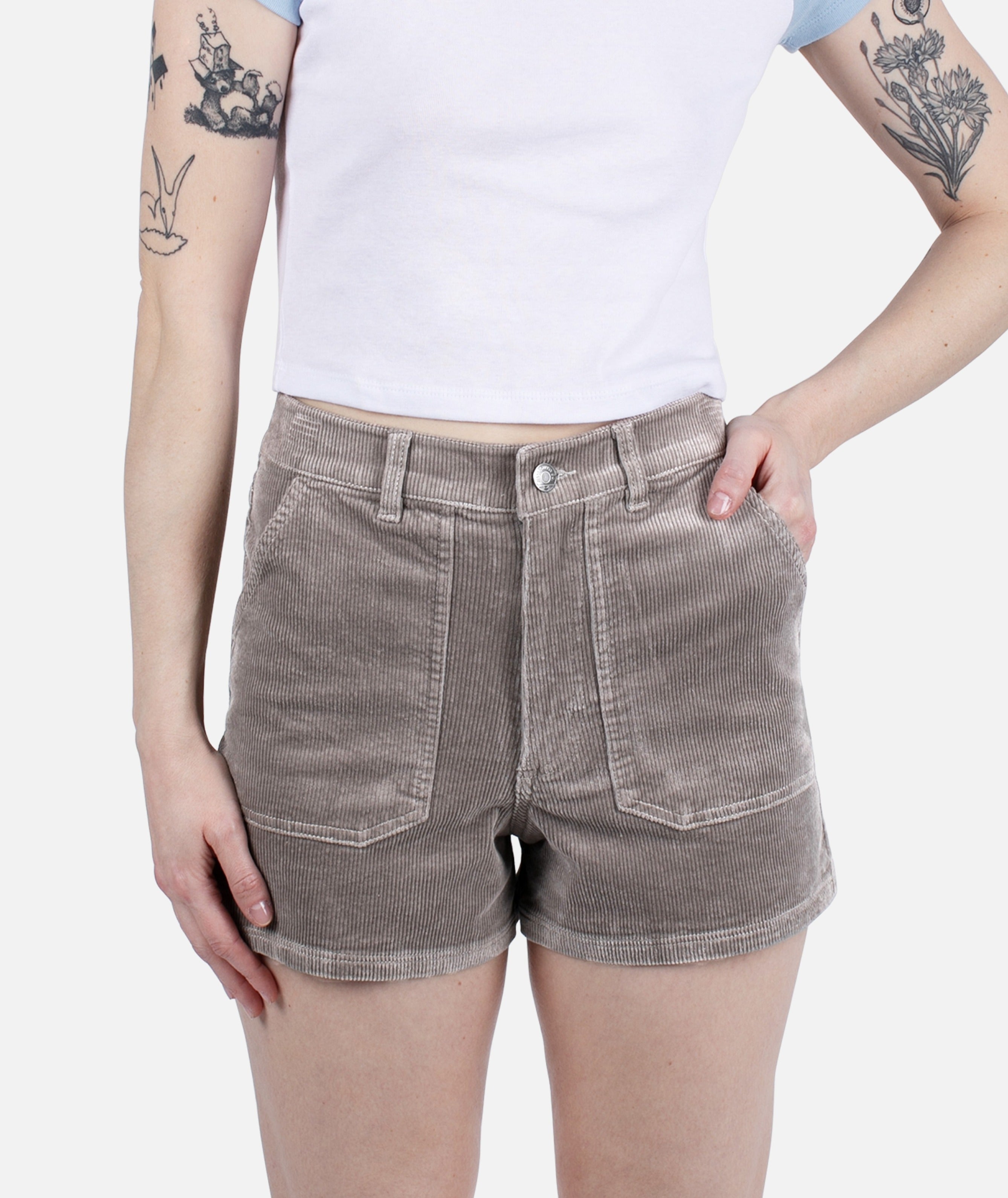 Wale Corduroy Short - Brown – Jetty