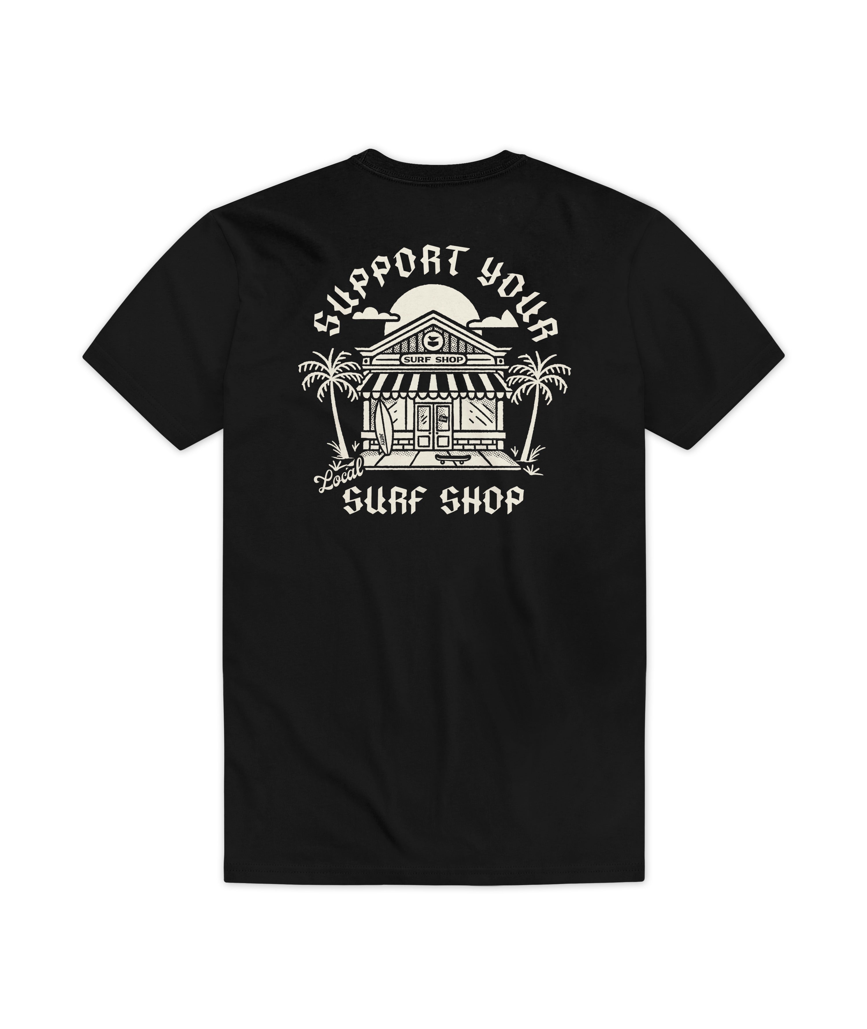 Surf Shop Day Tee - Black – Jetty
