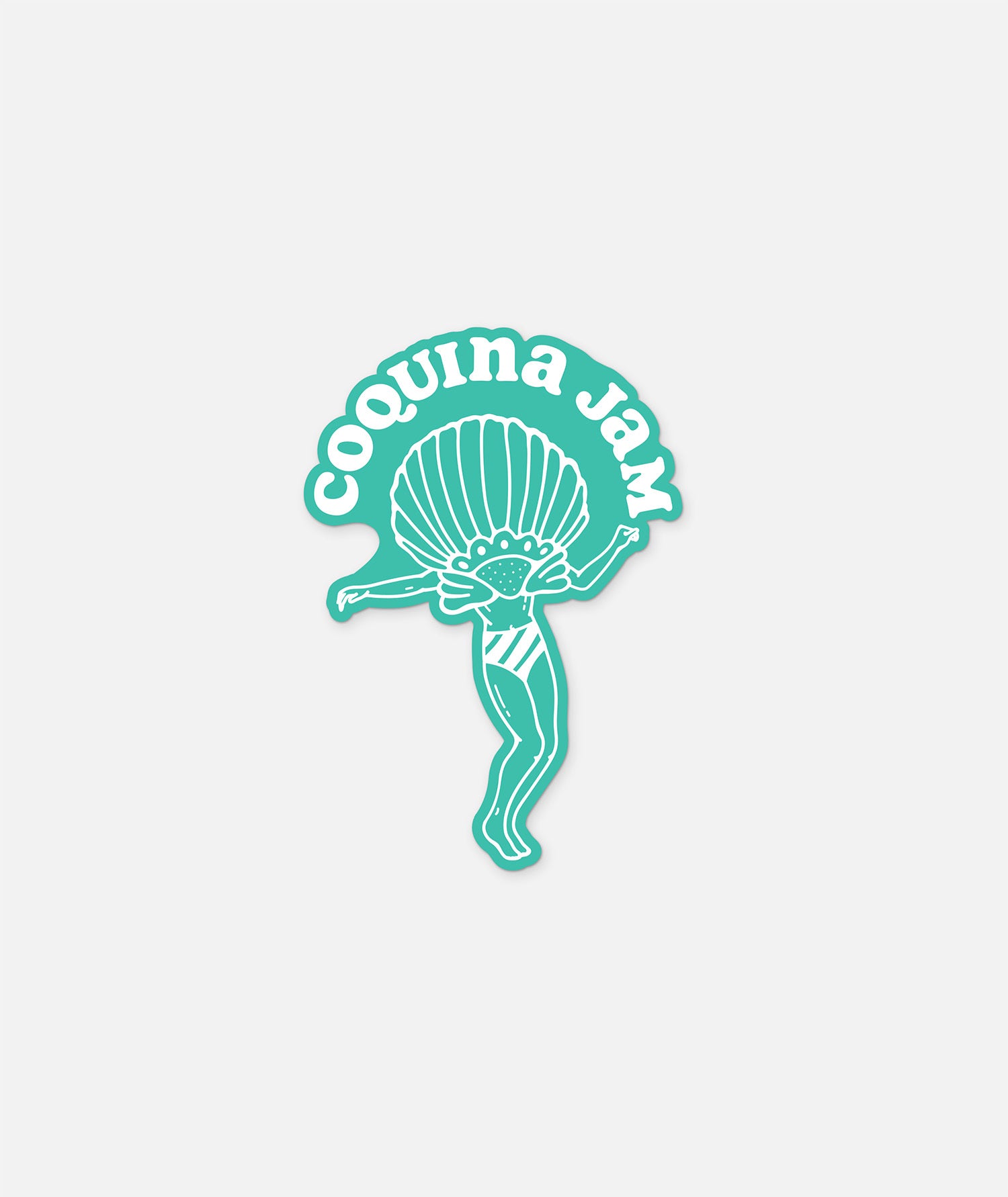 Coquina 2025 Shell Lady Sticker – Jetty