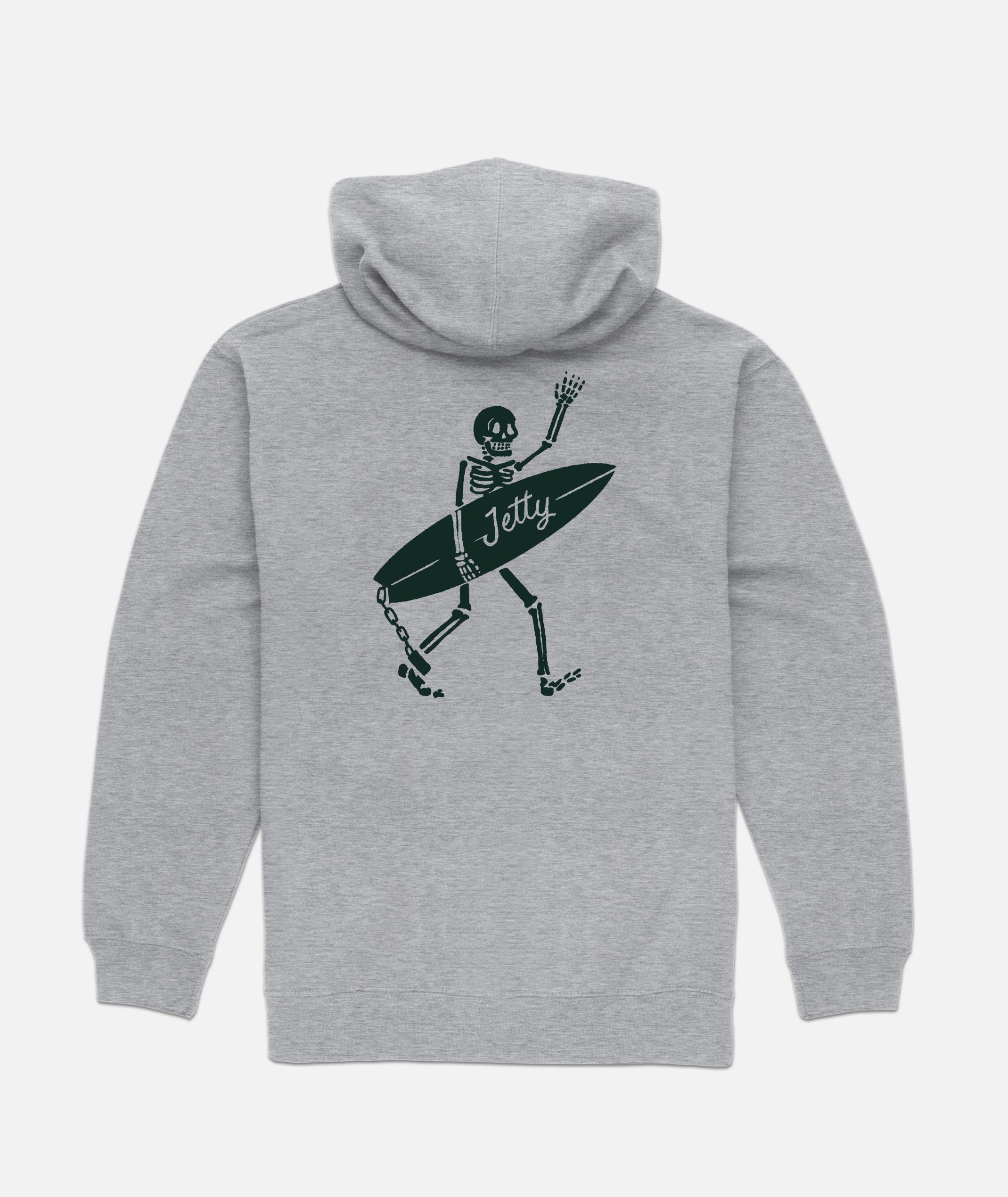 Coffin Hoodie - Heather Grey – Jetty